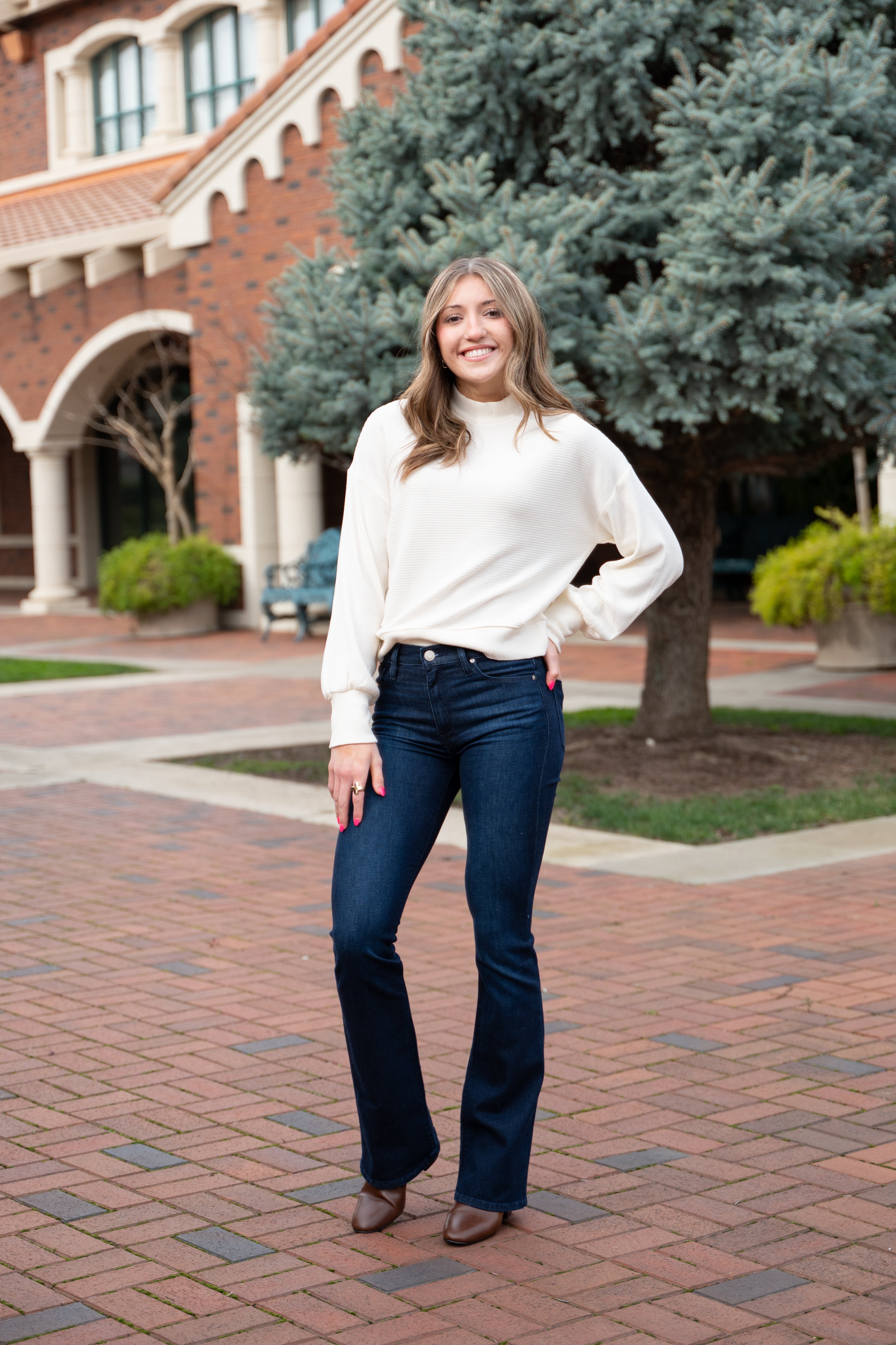 Barbara High Rise Boot Cut – For Elyse